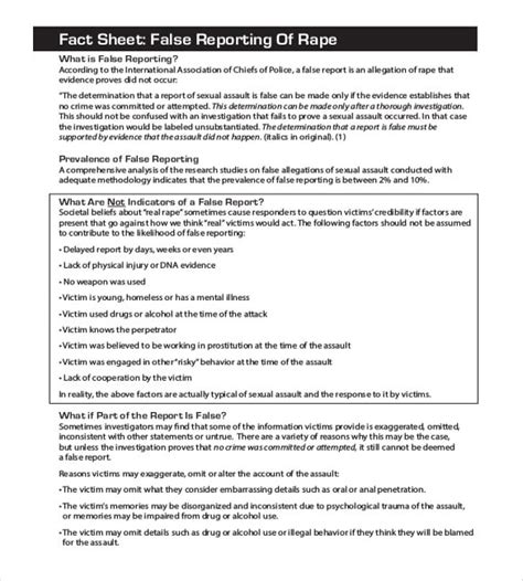 19 Sample Police Report Templates Pdf Doc