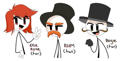 Ellie Rose Right Hand Man And Reginald Copperbottom Henry Stickmin