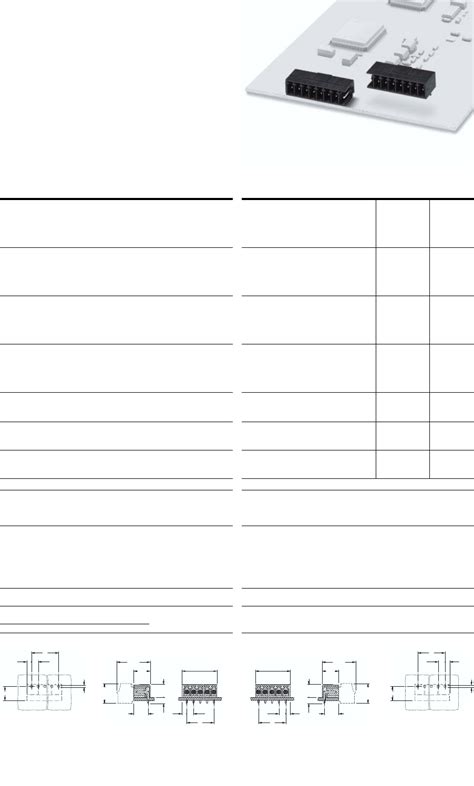 Mini Combicon Headers 2 In 1 Datasheet By Phoenix Contact Digi Key