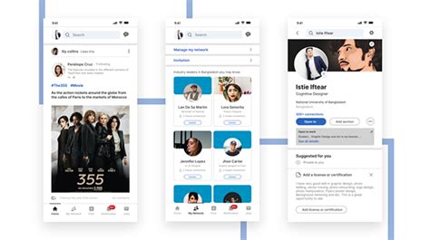 LinkedIn Mobile App UI Redesign Behance