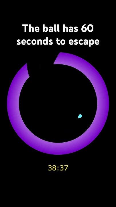 Can The Ball Escape Within 60 Seconds Ball Bounce Bouncingballs