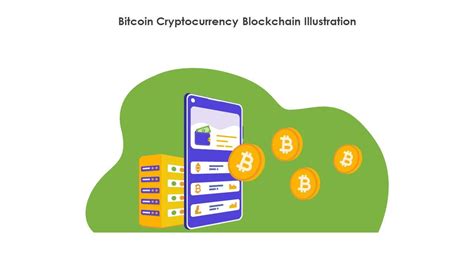 Bitcoin Cryptocurrency Blockchain Illustration Ppt Example