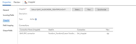 mapping and mapping tasks using bapi rfc functions