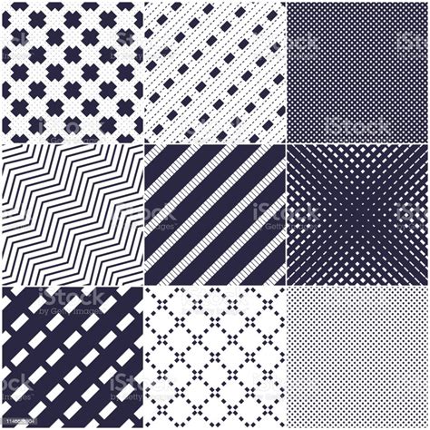 최소 라인 벡터 원활한 패턴 설정 추상적인 배경 컬렉션입니다 심플한 기하학적 디자인 원활한 라인 벡터 최소한의 예술 교차 선 그리드 대각선 대시 선 점선 장식품 0명에 대한