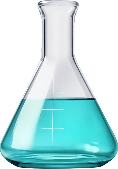 Laboratory Flask With PNG