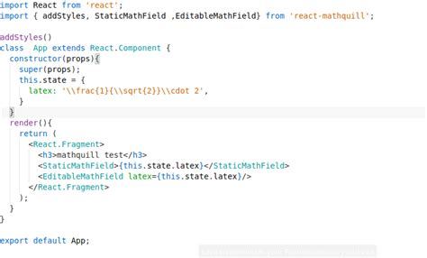 Staticmathfield Does Not Render Properly · Issue 10 · Viktorstrate