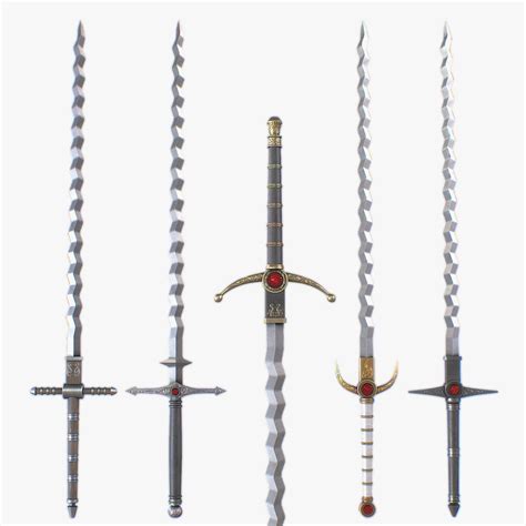 Flamberge Collection 3d Model Turbosquid 2421417