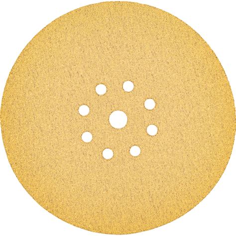 Шлифовальный круг на липучке Giraffe GOLD 225 мм, 9 отв., Р60 ABRAFORM ...