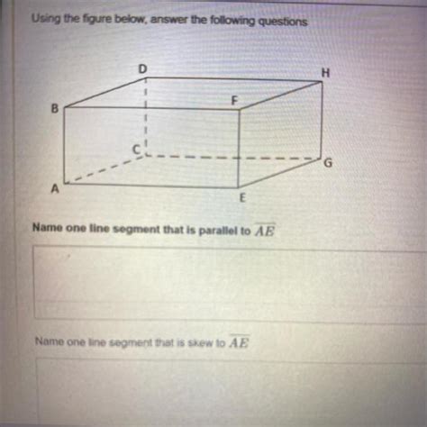 Free Using The Figure Below Answer The Following Questions Name One Line Segment That Is