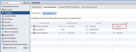 vmware nsx installation part 8 configuring vxlan on the esxi hosts