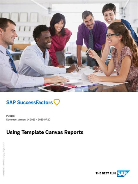 template canvas reports pdf