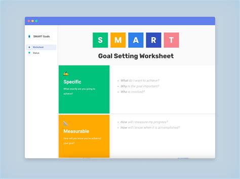 SMART Goals Template