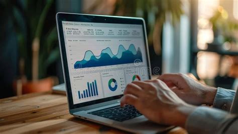 Analyzing Predictive Kpi Dashboard On Laptop Showcasing Vital Tech