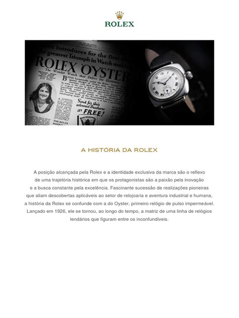 A História Do Rolex Autor Sitecore Pdf