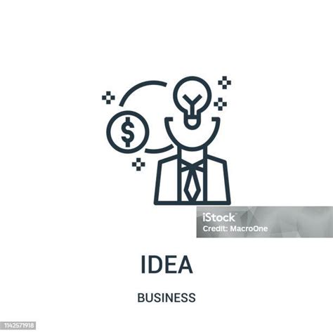 Idea Icon Vector From Business Collection Thin Line Idea Outline Icon Vector Illustration Linear