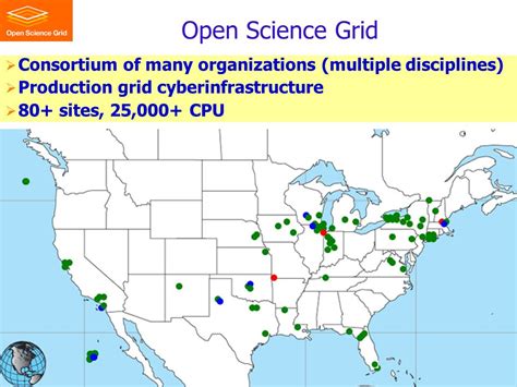 open science grid consortium of many organizations multiple