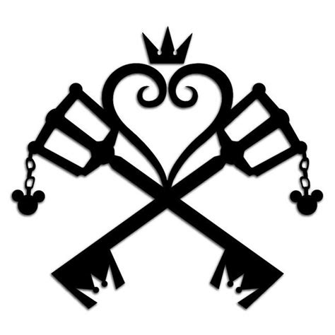 Kingdom Hearts Keyblades Heart Vector File Comes In Ai Eps Pdf And