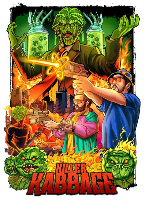 Cabbage Killer Poster Illustration From Independent B Movie