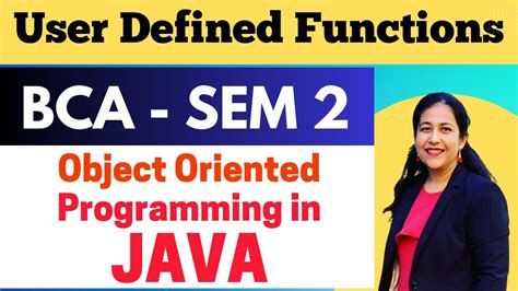Unit 1 L 15 Object Oriented Programming Using Java Semester 2 Bca