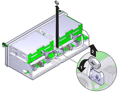 Replace The Real Time Clock System Battery Oracle® Server X5 8 Service Manual