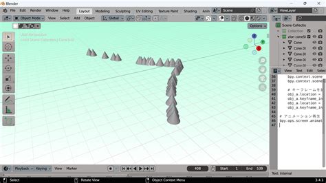 Chatgpt で Blender Python スクリプト 2023