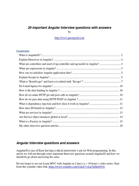 Anguler 1 Pdf Angular Js Html Element
