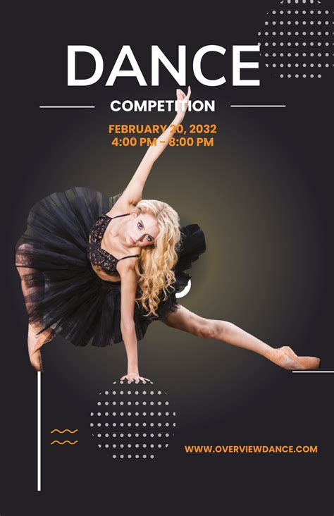 Free Dance Advertisement Poster Template To Edit Online
