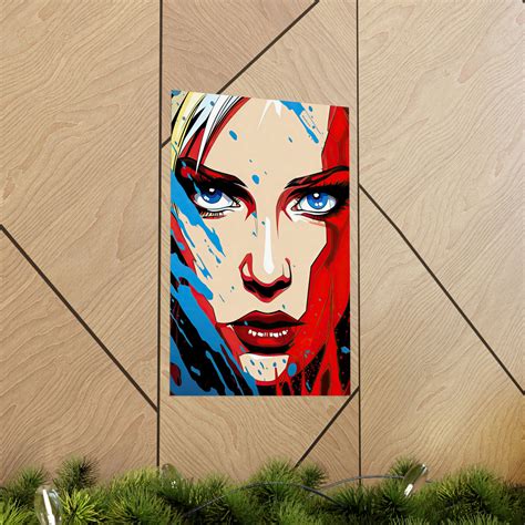 Bold Pop Art Female Comic Portraits Epic Retro Comic Posters