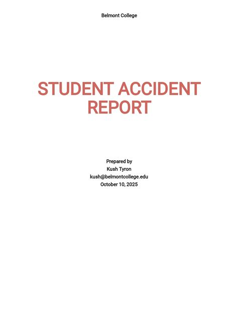 8 FREE Accident Report Templates Edit Download Template Net