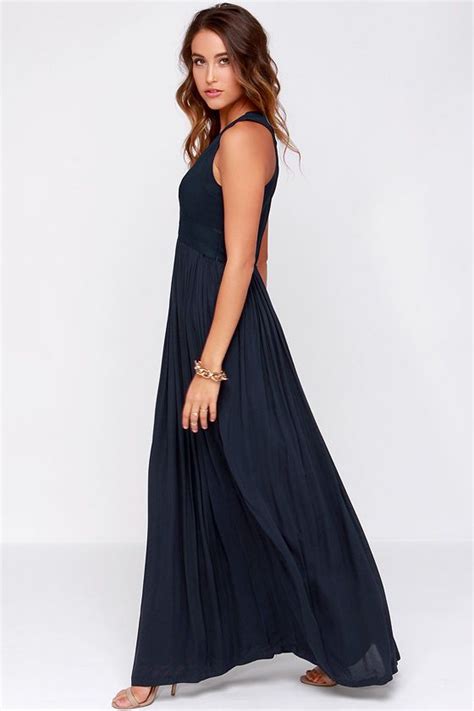 In Your Dreams Navy Blue Maxi Dress Maxi Dress Blue Maxi Dress Boho