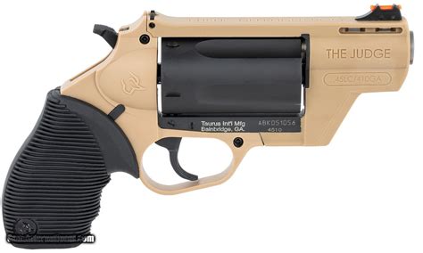 Taurus Judge 5 Shot Public Defender 45lc410 Ga 25 Bbl Fde New