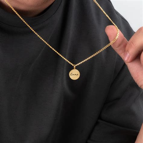 Custom Engraved Pendant Necklace Personalized Jewelry Onecklace