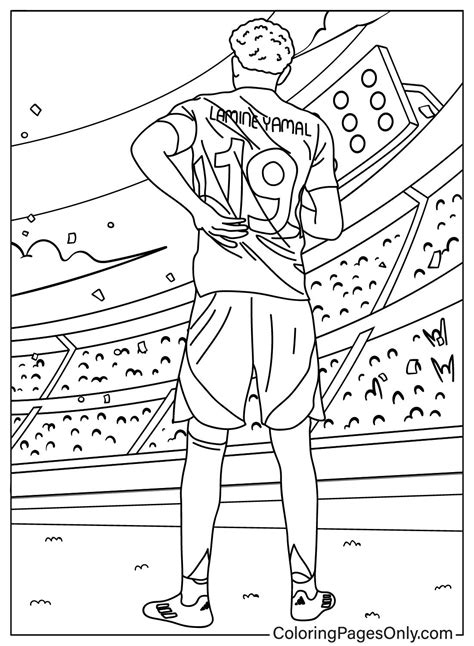Dibujos Para Colorear De Lamine Yamal Pdf Imprimible Gratis Y Para