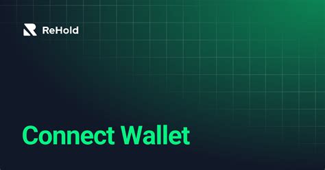 connect wallet rehold