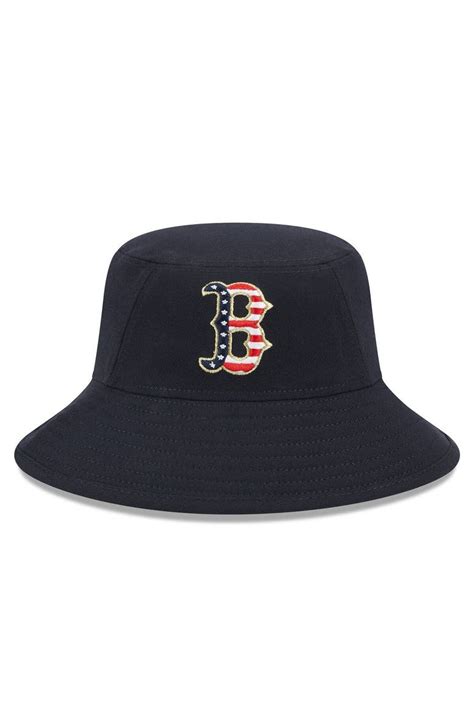 New Era Mens New Era Navy Boston Red Sox 2023 Fourth Of July Bucket