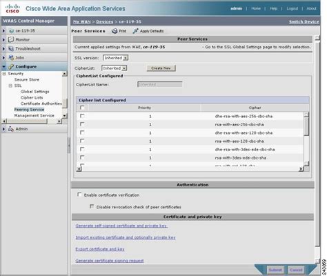 Cisco Wide Area Application Services Configuration Guide Software Version 413 Configuring