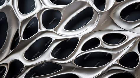 Premium Ai Image Abstract 3d Rendering Of Chaotic Structure Bended Stripes Background