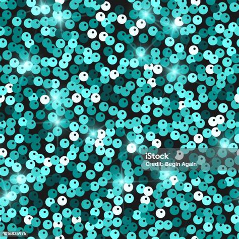 반짝이 완벽 한 텍스처 감탄 에메랄드 입자입니다 끝 없는 패턴 반짝이 Spangles의 만든 난 계절에 대한 스톡 벡터 아트 및 기타 이미지 Istock