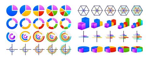 Premium Vector Charts Diagrams Collection Business Data Market Elements Data Visualization