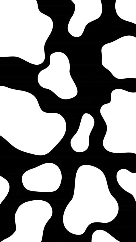 Black Cow Print Aesthetic Wallpaper Aesthetic Wallpapers Wallpaper