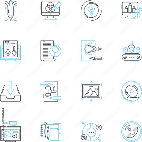 Main Site Linear Icons Set Innovative Dynamic Engaging User Friendly Modern Interactive
