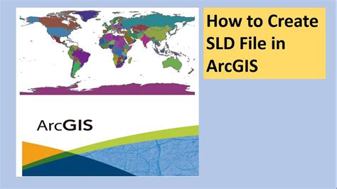 How To Create Sld File Using Arcgis Styled Layer Discriptor Youtube