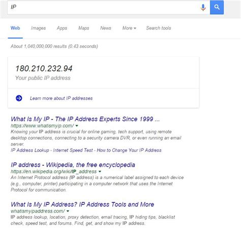 Cara Mengetahui IP Address Lewat Google Search