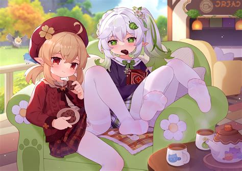 Klee And Nahida Genshin Impact Drawn By Tsubasa Tsubasa Danbooru