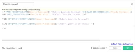 how to create dynamically sized quantile bins in tableau the data school