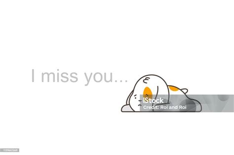 흰색 배경에 고립 된 귀여운 슬픈 개와 벡터 만화 평면 개념 그림을 그리 워 보고 싶다 문구에 대한 스톡 벡터 아트 및 기타