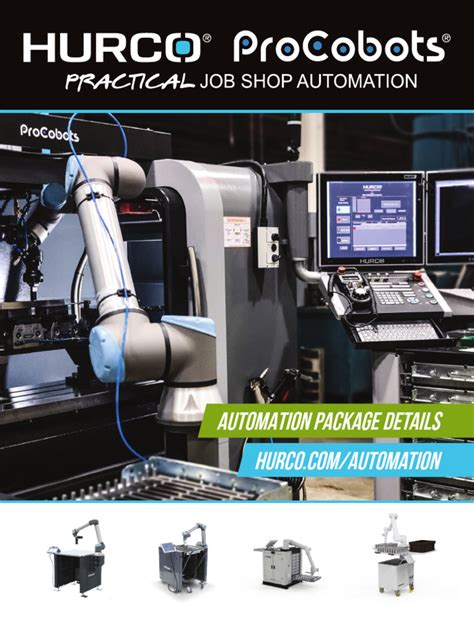 Hurco Procobots Overview Brochure Web Pdf Automation Robot