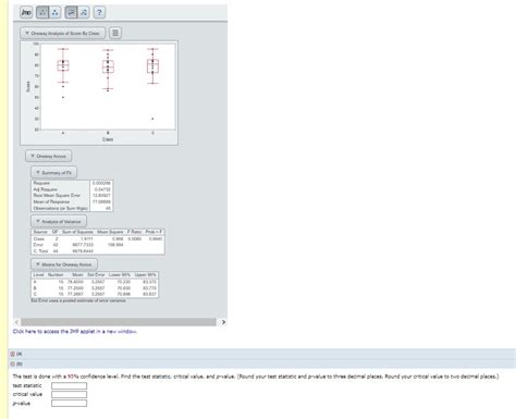 Solved B Test Statisticcritical Valuep Value