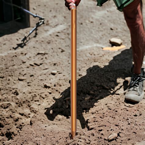 Copper Bonded Ground Rods 4ft 10ft Conversions Tech