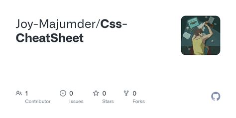github joy majumder css cheatsheet